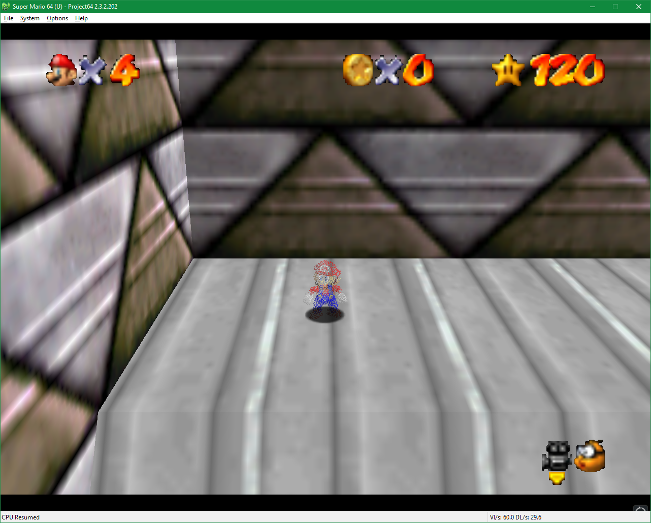 Mario's dissolve effect when using vanish cap and teleporting missing ...