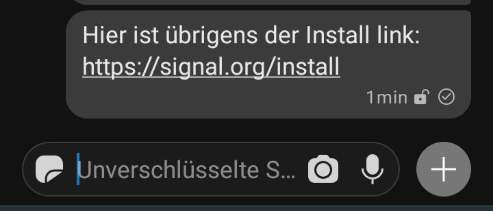 unencrypted warning too long · Issue #4045 · signalapp/Signal-Desktop · GitHub