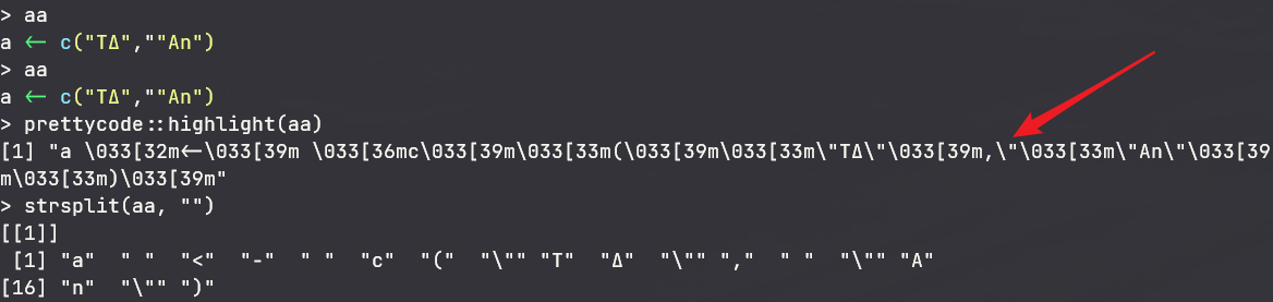 Weird Unicode involved output · Issue #897 · r-lib/styler · GitHub