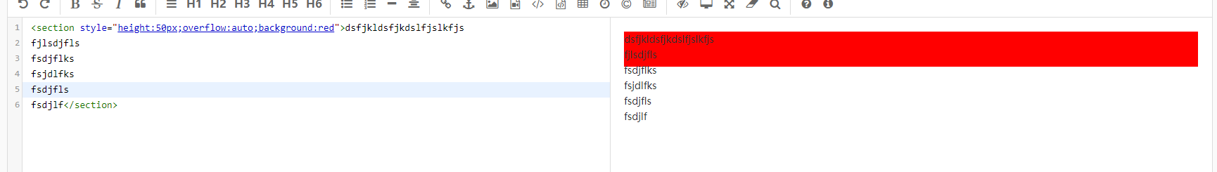 大佬，给元素加overflow样式预览时样式就没了 · Issue #971 · star7th/showdoc · GitHub