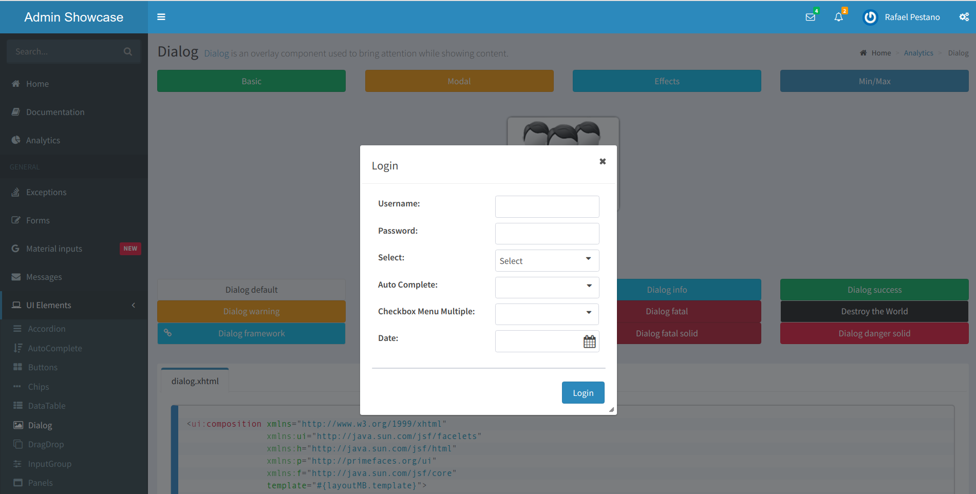 Dialog modal must overlay topbar as in AdminLTE modals · Issue #163 ...