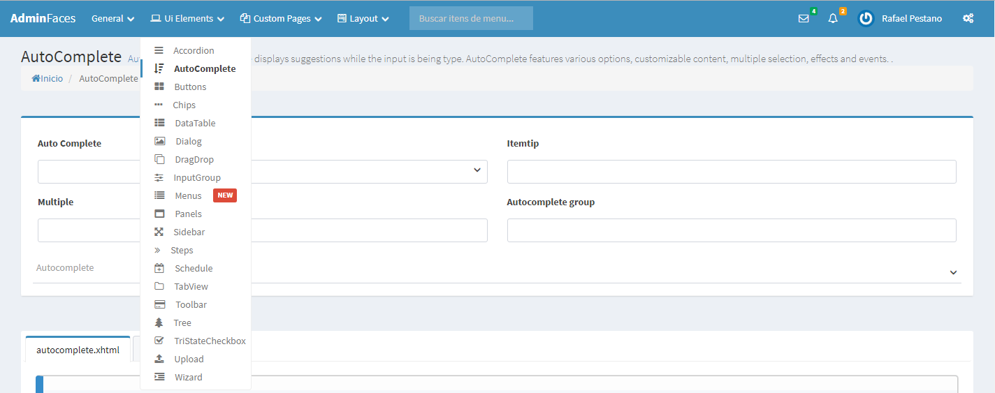 Adjust icon position for active menu item in layout top · Issue #202 · adminfaces/admin-theme ...