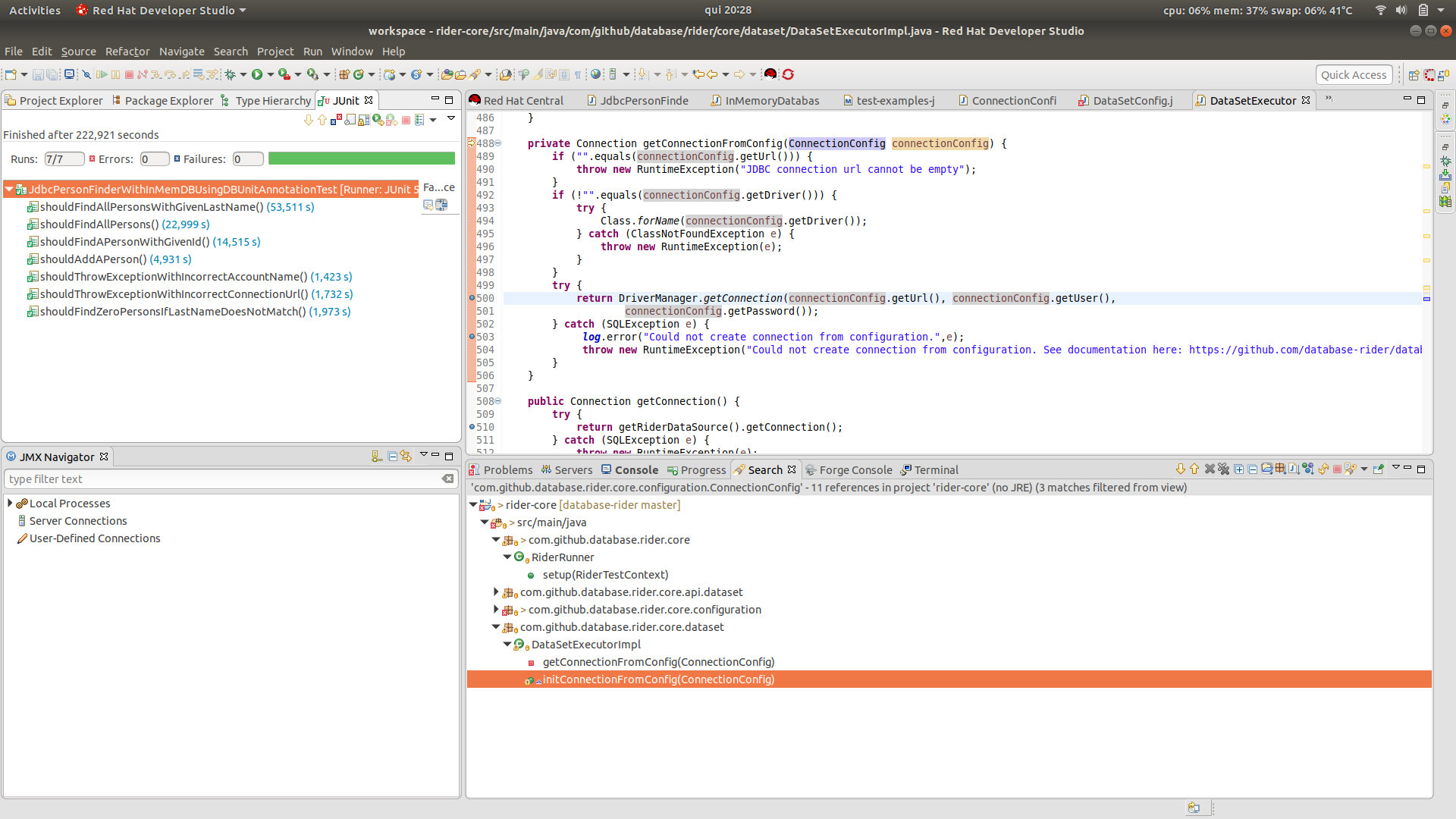 Unable to connect to in-memory HSQLDB with empty username · Issue #131 · database-rider/database ...