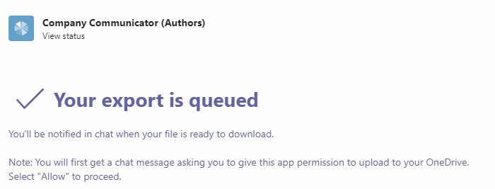 Message sent from Author app is not received for anyone in a Team ...