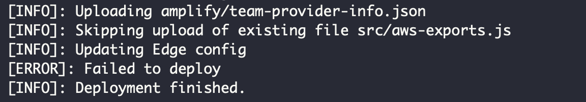 Amplify Console Build Successful But Fails To Deploy · Issue 291 · Aws Amplifyamplify