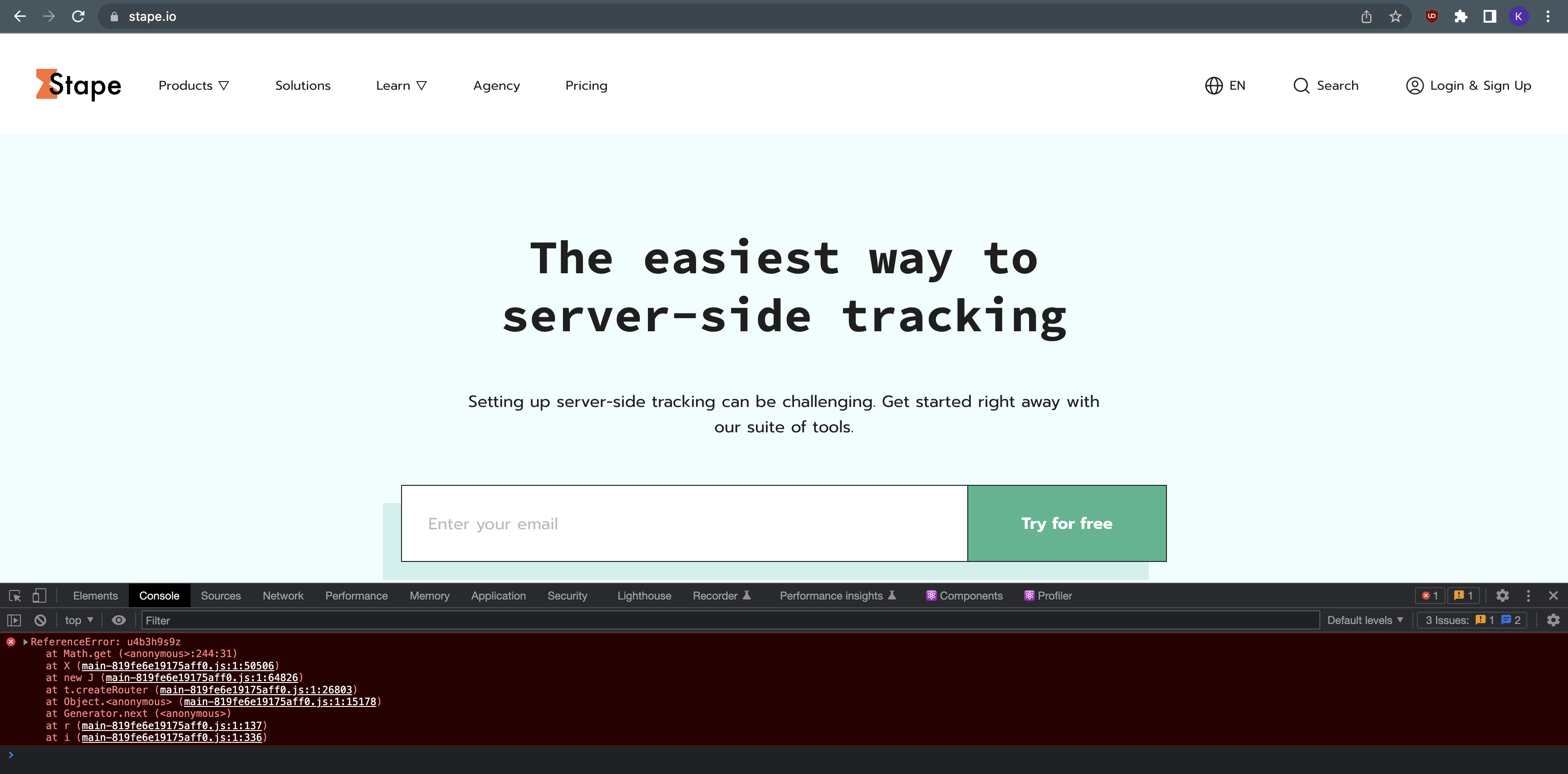 stape.io: breakage · Issue #16651 · uBlockOrigin/uAssets · GitHub