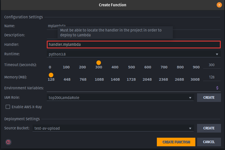 Lambda must be written before creation · Issue #1563 · aws/aws-toolkit-jetbrains · GitHub