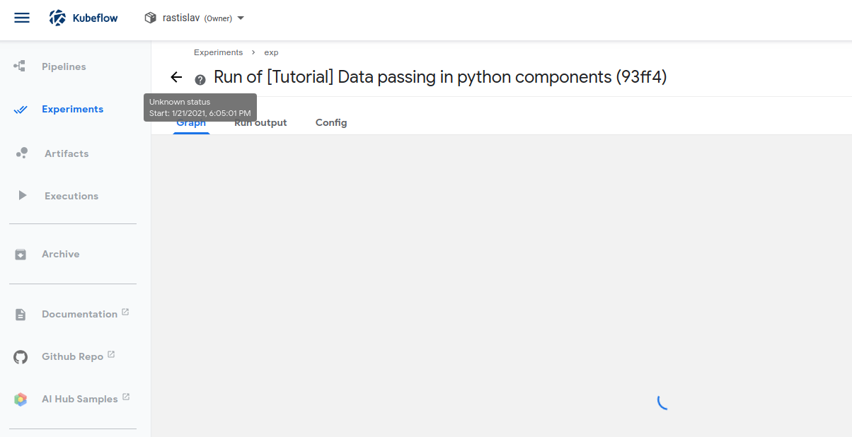 Experiment Run Status Became Unknown · Issue 4972 · Kubeflow Pipelines · Github