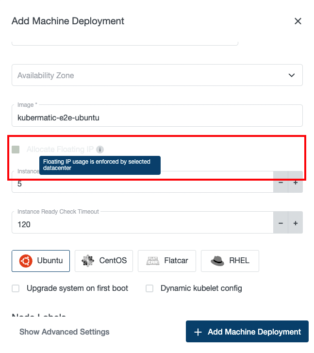 Allow allocating floating IPs in exiting OpenStack user clusters · Issue #4581 · kubermatic ...