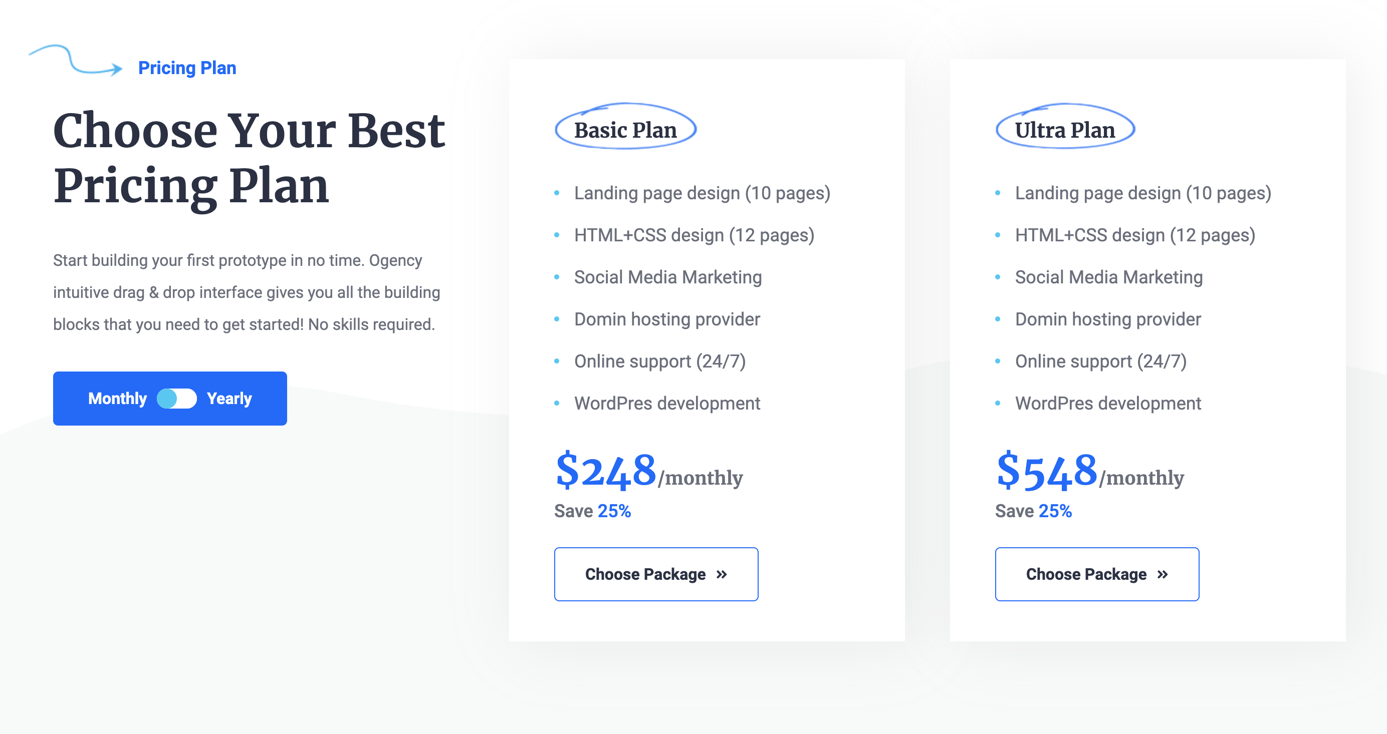 Enviar por whatsapp la info del servicio cuando se clique en Choose Package >> · Issue #8 ...