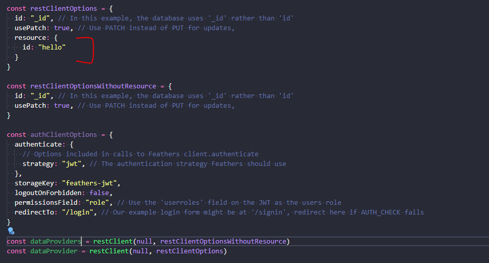 Typescript error · Issue #161 · josx/ra-data-feathers · GitHub