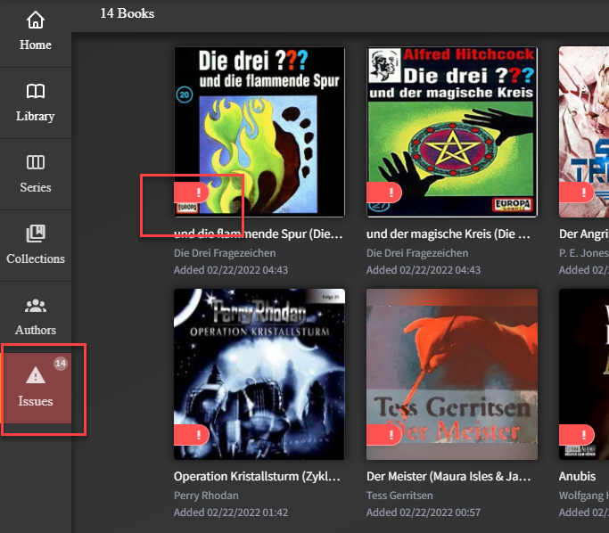 [Bug]: After library rescan, audiobookshelf shows issue (item directory is missing) · Issue #474 ...