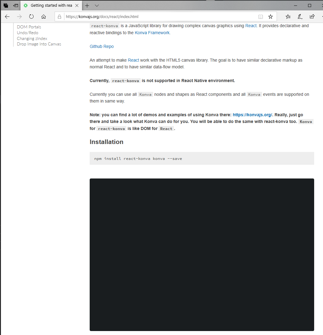 Doesnt Work In Ie11 Or Edge · Issue 963 · Konvajskonva · Github 