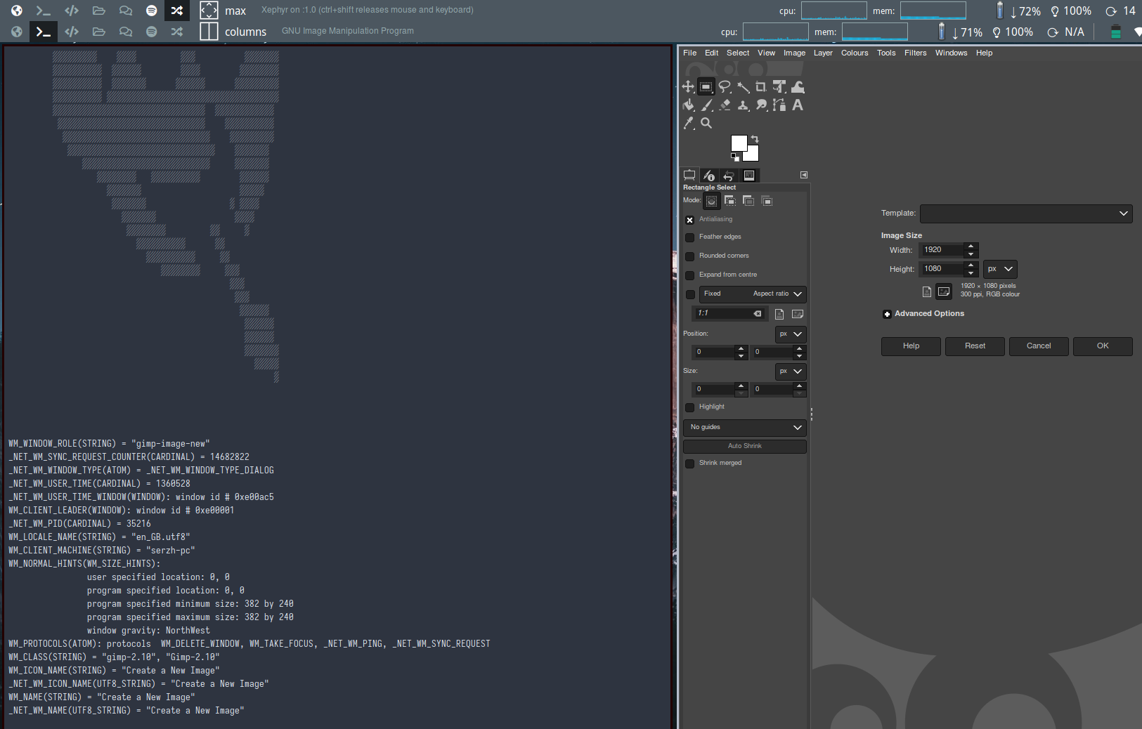 Dialog windows have no frames in Gimp · Issue #1794 · qtile/qtile · GitHub