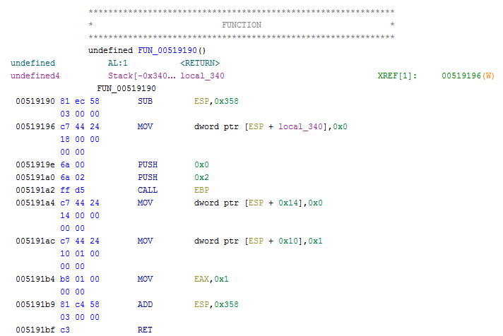 Indirect function calls confuse the stack analyzer - no references to stack variables · Issue ...