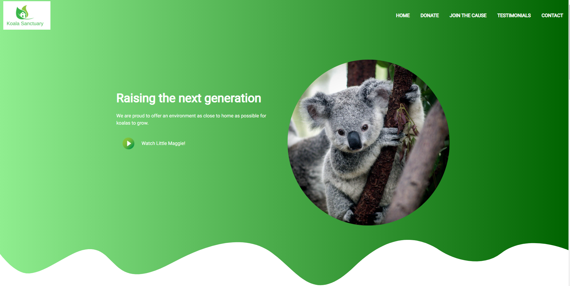 GitHub - canahuate16/koala-sanctuary: Fully Responsive Website utilizing HTML/CSS and JavaScript.