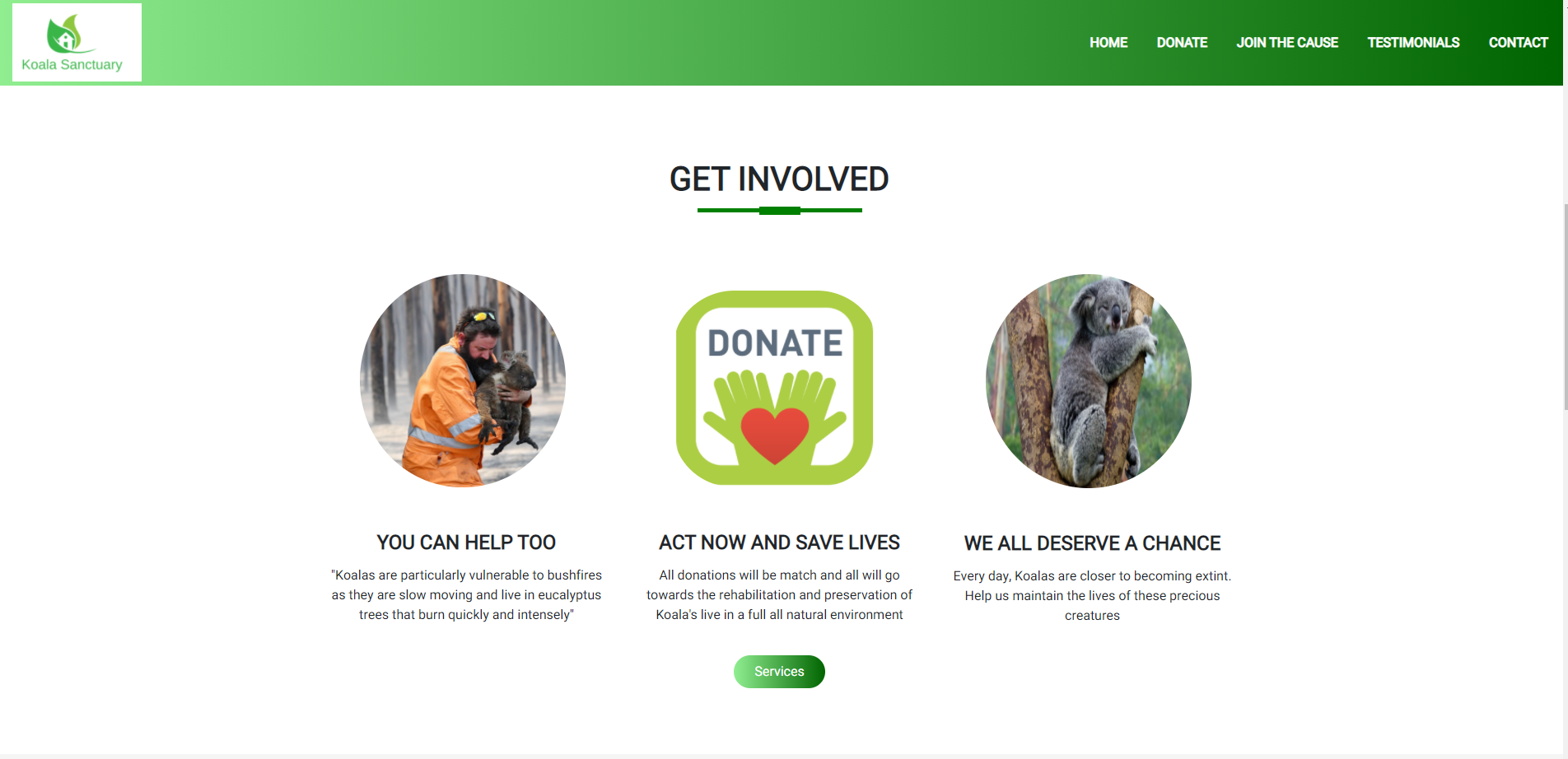 GitHub - canahuate16/koala-sanctuary: Fully Responsive Website utilizing HTML/CSS and JavaScript.