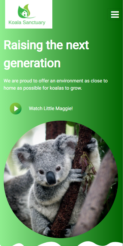 GitHub - canahuate16/koala-sanctuary: Fully Responsive Website utilizing HTML/CSS and JavaScript.