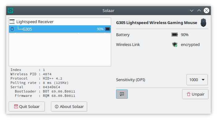 g305 incorrect polling rate value? · Issue #792 · pwr-Solaar/Solaar · GitHub