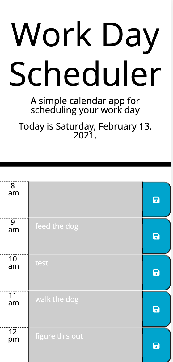 GitHub - enyasantiago/WorkdayScheduler: A simple calendar application ...