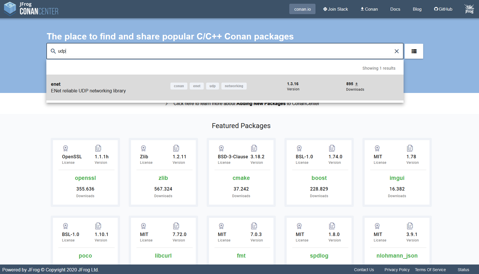 [conan.io/center] Search through topics · Issue #1268 · conan-io/conan-center-index · GitHub