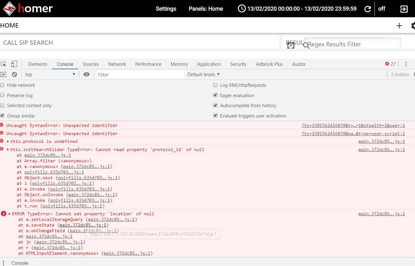 Homer 7 No Data In Ui Again · Issue 391 · Sipcapturehomer · Github 