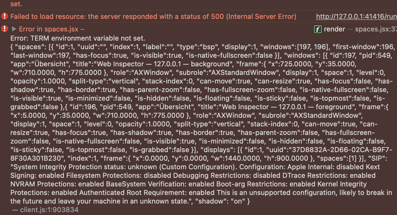 TERM environment variable not set - how/where do I set this? · Issue #285 · Jean-Tinland/simple ...
