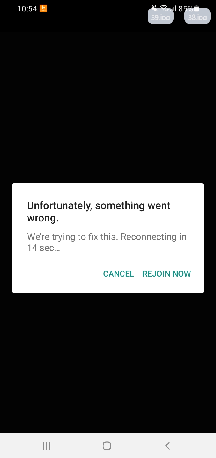 Android - unfortunately something went wrong · Issue #13744 · jitsi/jitsi-meet · GitHub