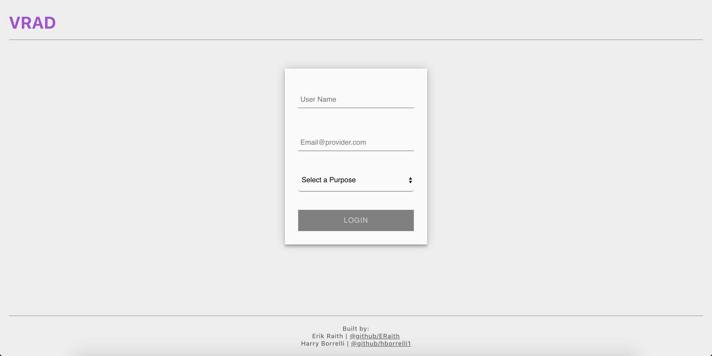 GitHub - hborrelli1/VRAD