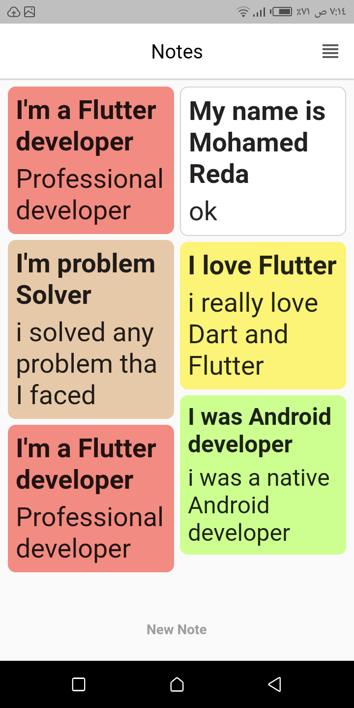 GitHub - mohamed-reda/Flatter_Note_App: Note takes app using SQLite in ...