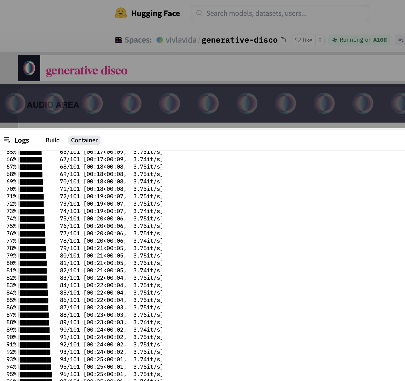 GitHub - hellovivian/generative-disco: 🎼 text-to-video system for music visualization
