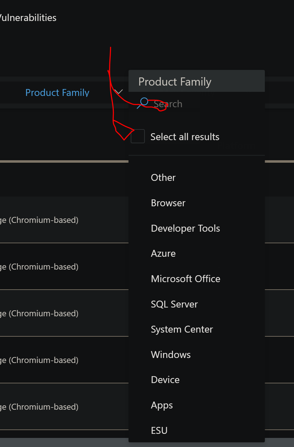 Dropdown lacking a search bar, select all · Issue #26469 · microsoft ...