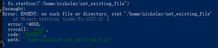Improve the error message from `stat/statSync` · Issue #10553 · denoland/deno · GitHub