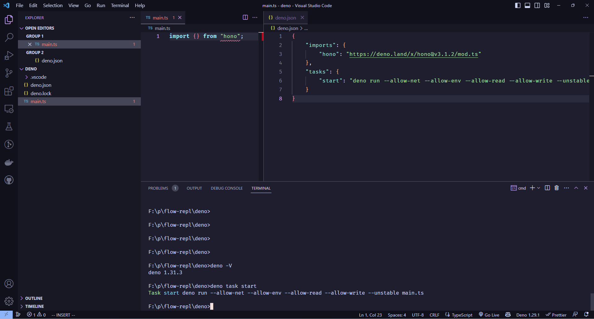 imports in deno.json is not working at all · Issue #828 · denoland/vscode_deno · GitHub
