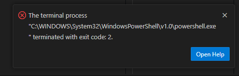 Intergrated terminal is crashing sometimes · Issue #186881 · microsoft/vscode · GitHub