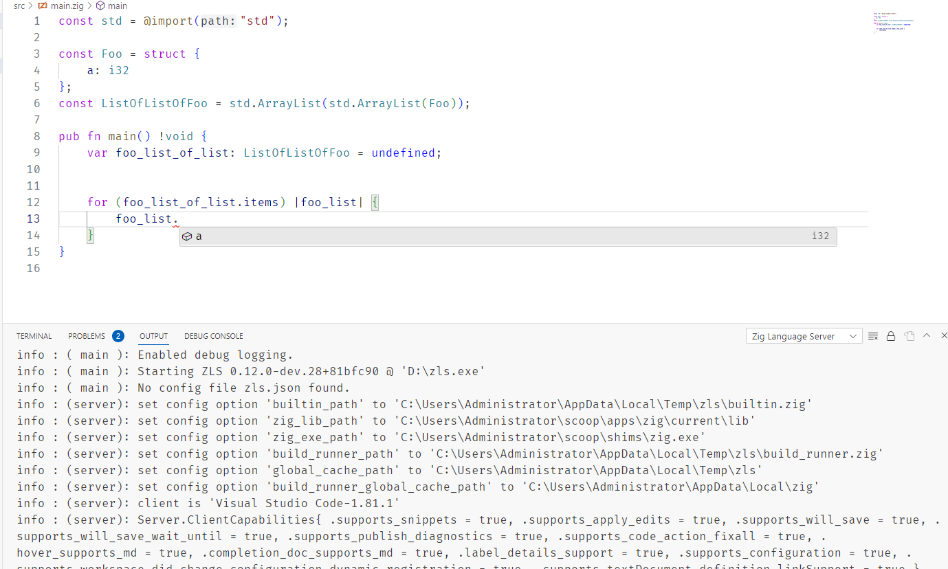 Zls code completion is somewhat broken · Issue #1392 · zigtools/zls · GitHub