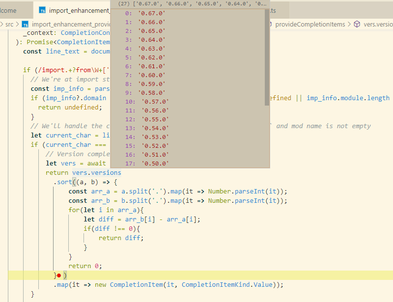 Add disable auto sort of provideCompletionItems result · Issue #105798 · microsoft/vscode · GitHub