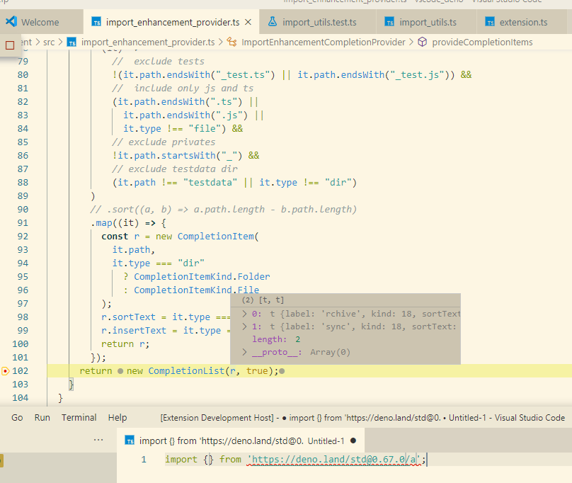 Vscode completion api bug? · Issue #105899 · microsoft/vscode · GitHub