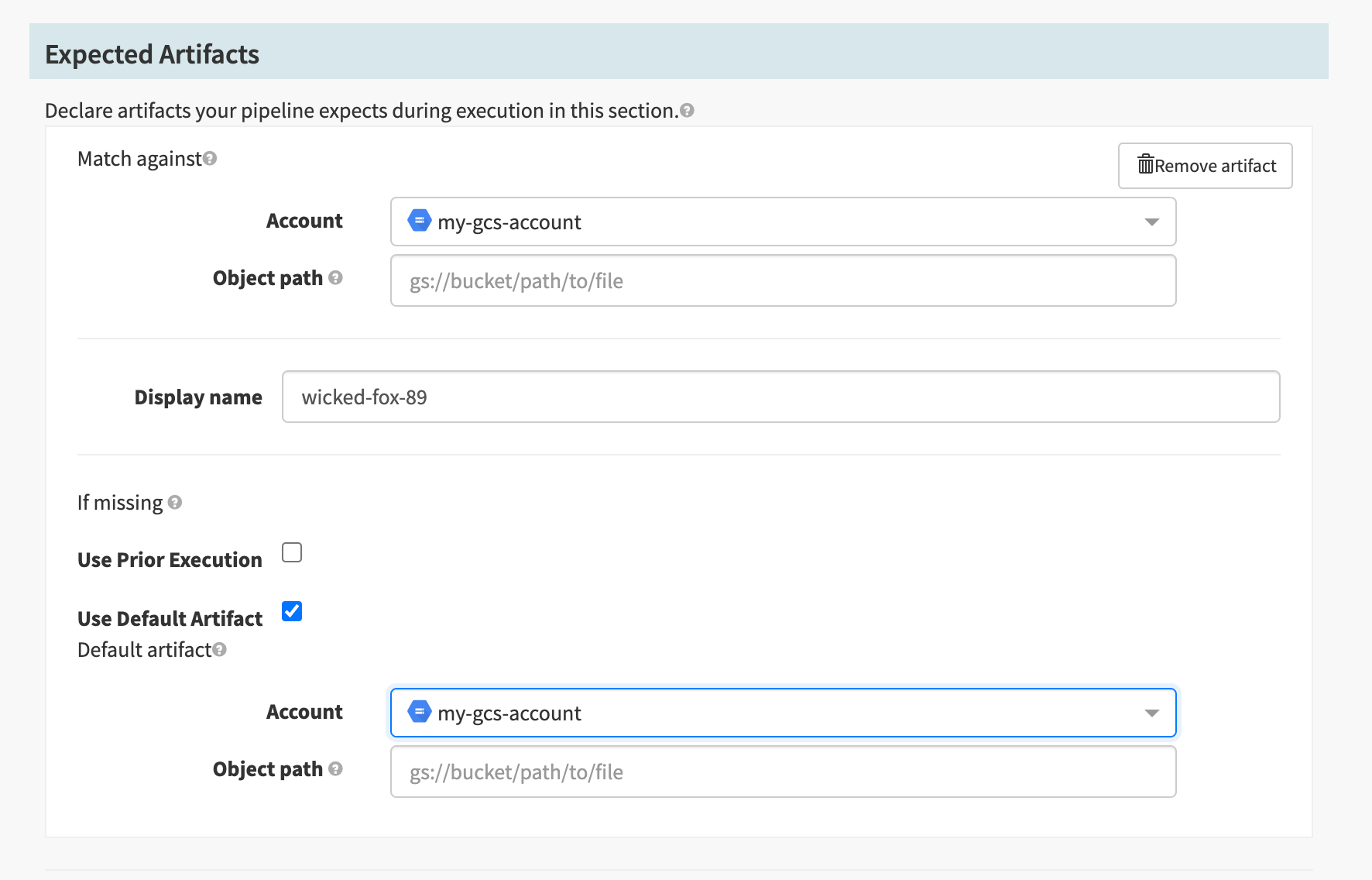 Artifacts Rewrite regressions, improperly handles GCS artifact names · Issue #6045 · spinnaker ...