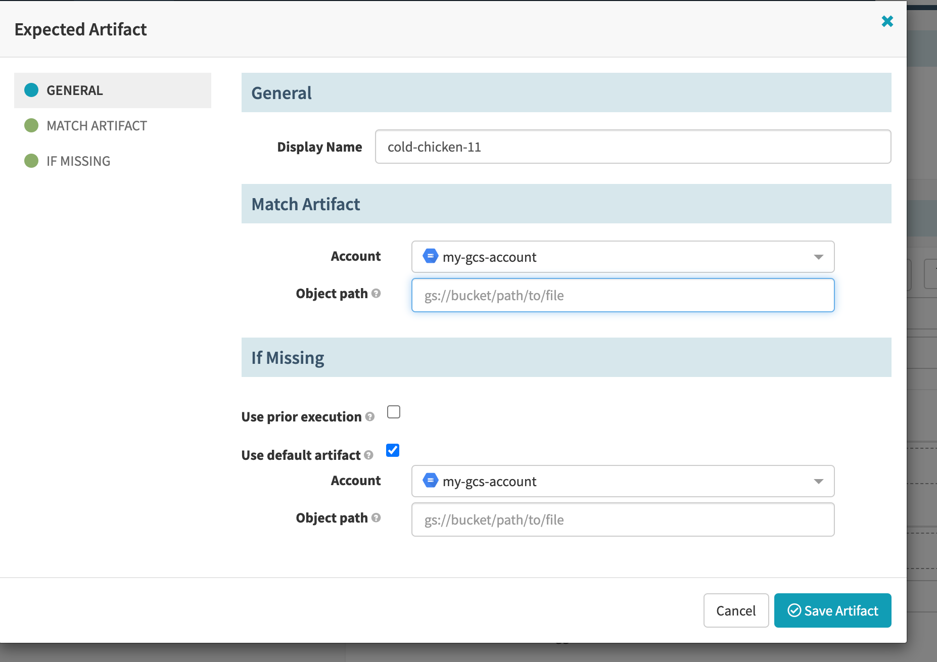Artifacts Rewrite regressions, improperly handles GCS artifact names · Issue #6045 · spinnaker ...