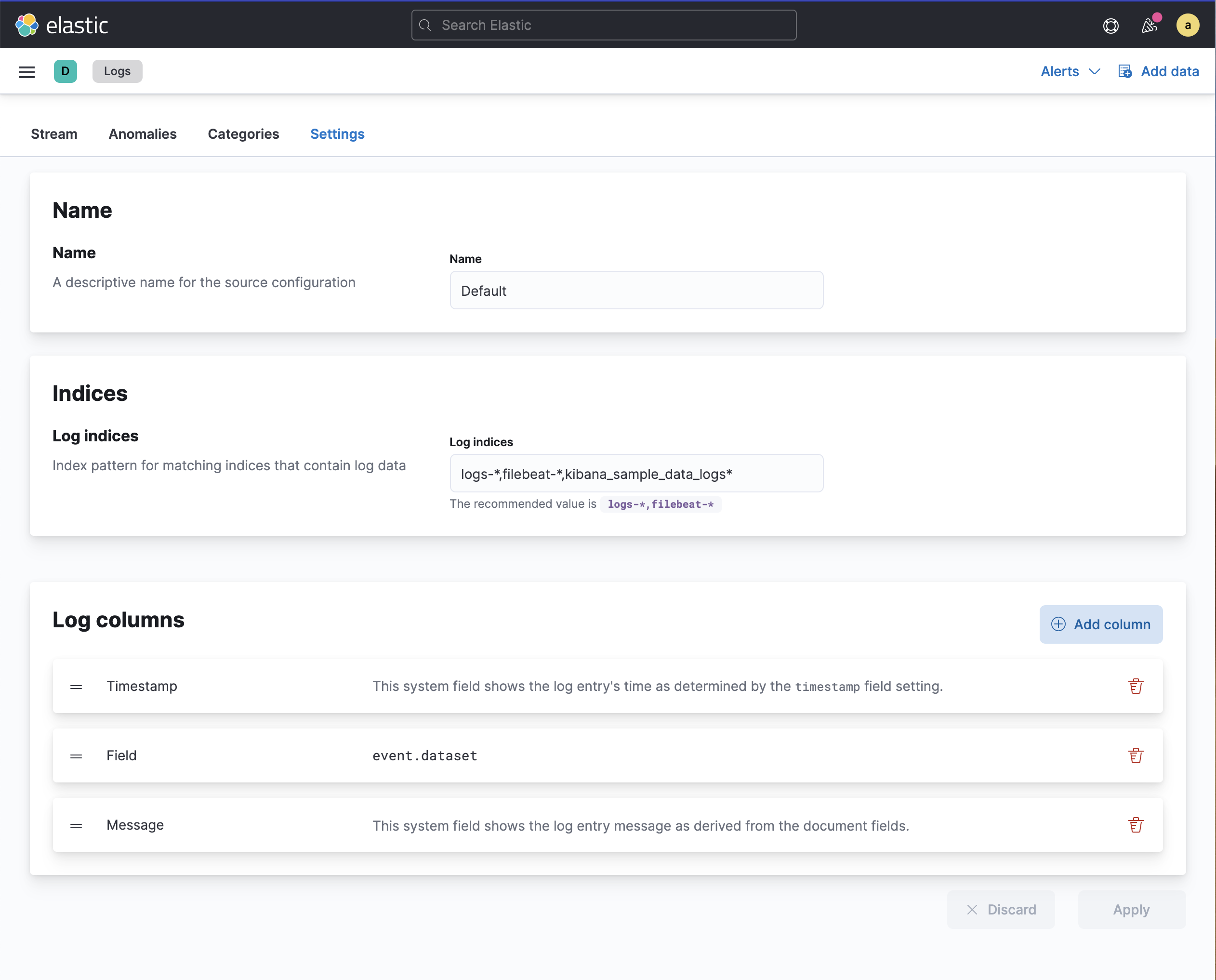 [Logs UI] [Meta] Saved Views · Issue #96172 · elastic/kibana · GitHub
