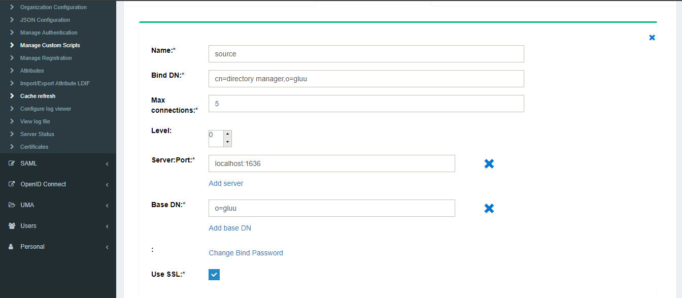 Add 'server:port' instead of 'server' in Cache Refresh · Issue #857 · GluuFederation/oxTrust ...