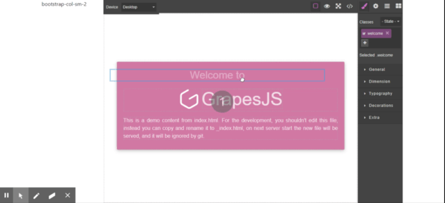 Drag and drop issue in dragMode of translate · Issue #2473 · GrapesJS/grapesjs · GitHub