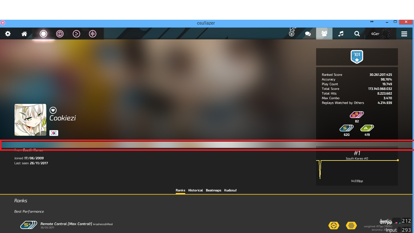 User profile covers aren't masked/resized correctly at wide aspect ...