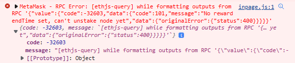 [Duplicate] Validator Cannot Unstake Error ``` This wallet already has an active stake on a ...