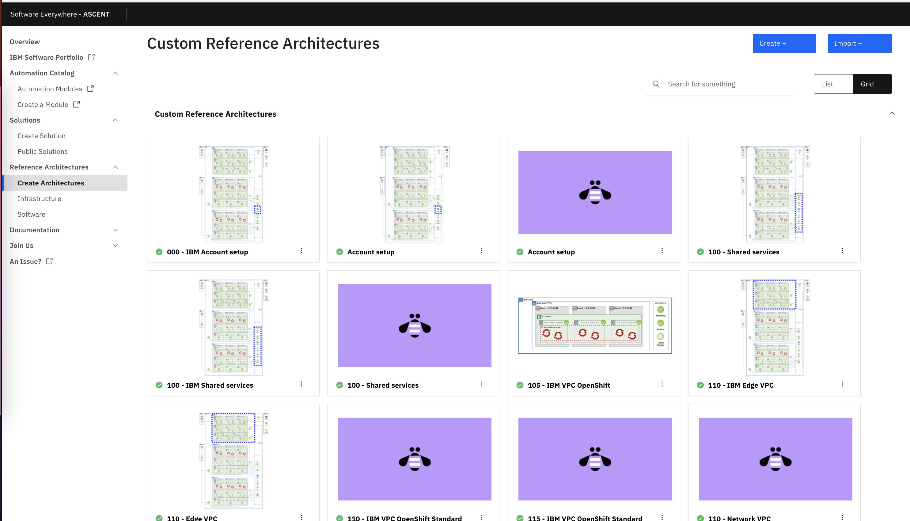 Ascent-ui Create reference architecture UI navigation : issue · Issue #70 · cloud-native-toolkit ...