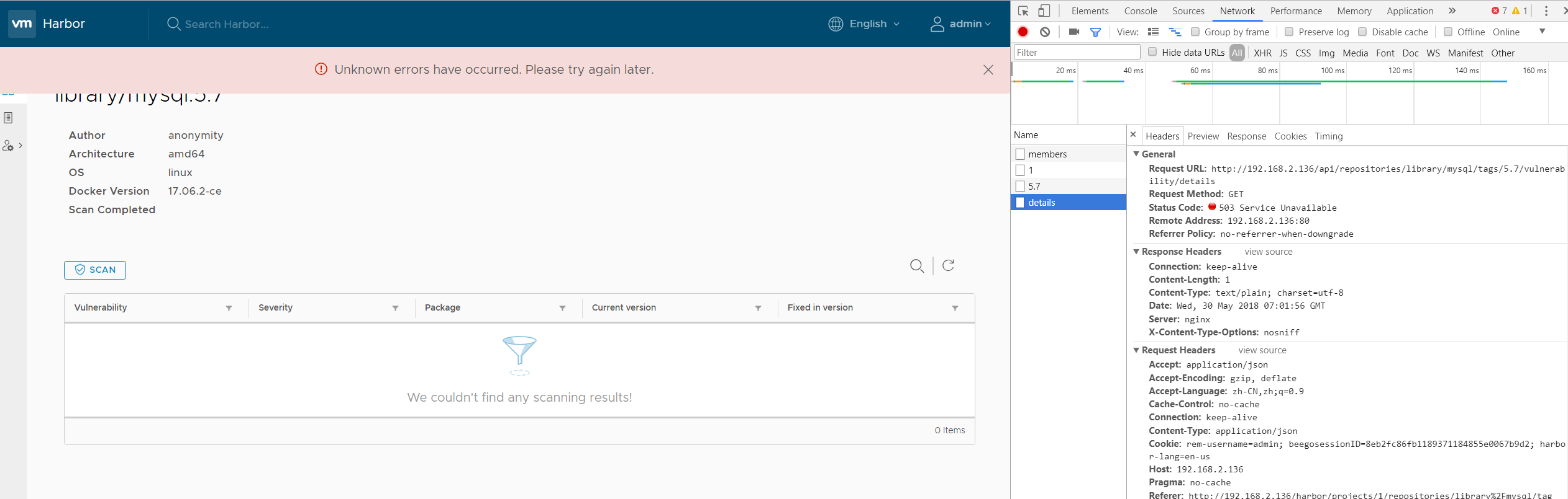 harbor ui, still call clair API when clair not installed · Issue #5055 · goharbor/harbor · GitHub
