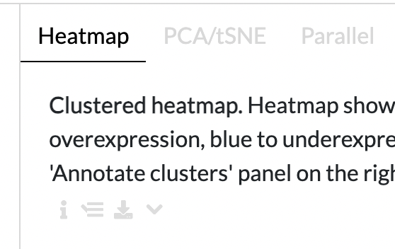 Downward arrow with no function above heatmap plot · Issue #134 · bigomics/omicsplayground · GitHub
