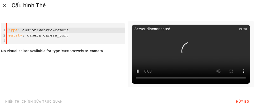 Stream Frozen and Lovelace Card Unresponsive · Issue #506 · AlexxIT/WebRTC · GitHub