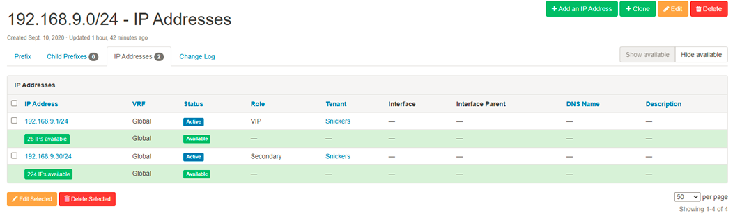 VRF modyfication on Prefix level does not set VRF for associated IP addresses · Issue #5127 ...